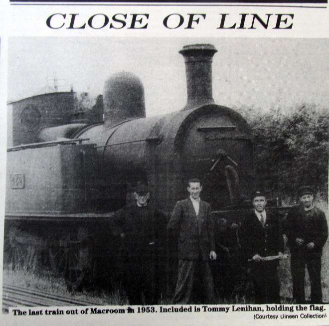 Last train out of Macroom, Co. Cork, 1953 | West Cork History