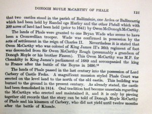The coming of the McCarthys to Carbery, 1232 AD, Donogh Moyle (Leas ...