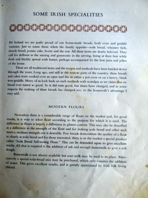 Old Irish recipes, Griddle Bread, Soda bread, Potato Bread, Apple bread ...