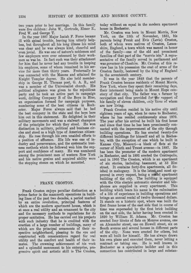 Frank Croston 1852-1921, Probably born Reenaccapall. Parish of ...