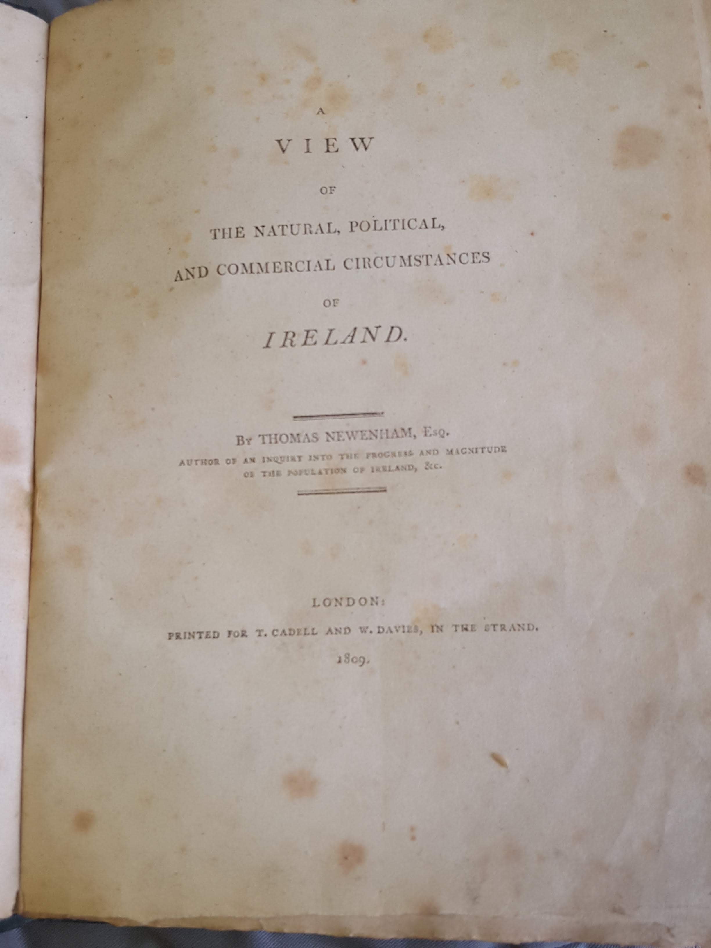 1809 West Cork Census: Population, Religious Breakdown, Land, Estate ...