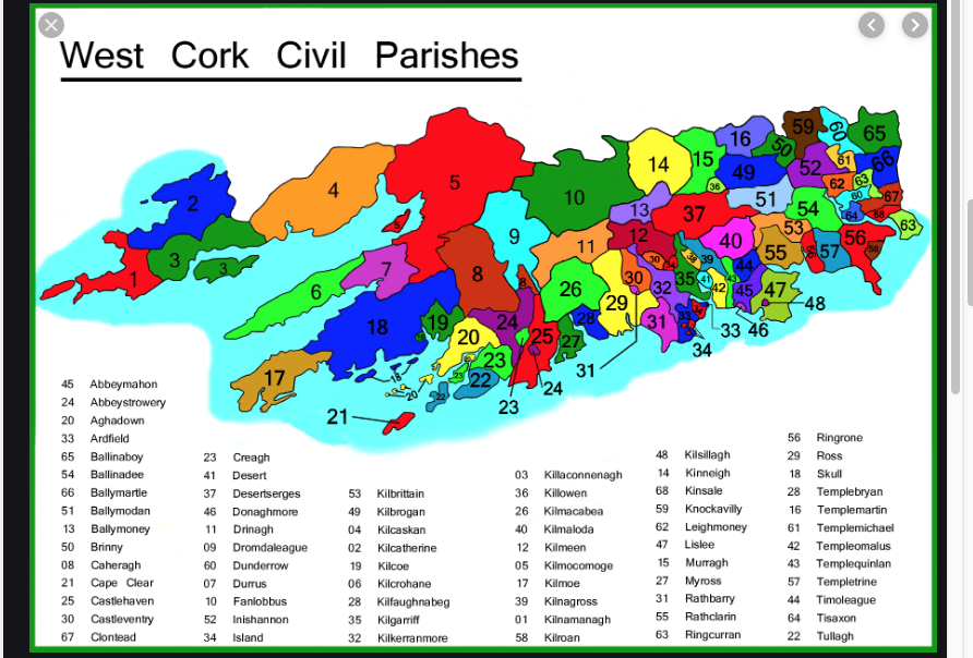 Updated 1781, Bishop Mann Visitation of Church of Ireland, Dioceses of ...