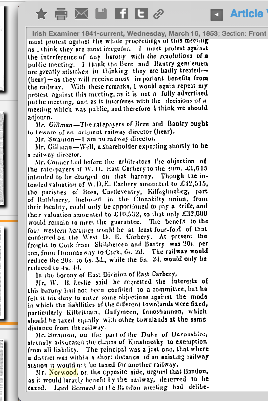 1845 Lord Bandon Calling on British Prime Minister, Sir Robert Peel, at ...